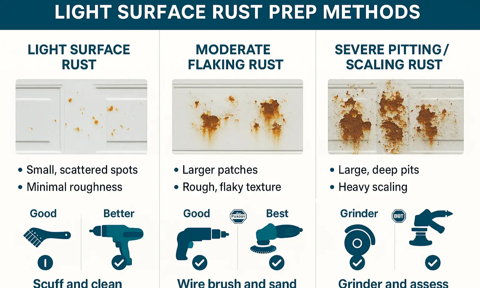 Prepping and Painting Rusted Garage Doors | Up & Down Garage