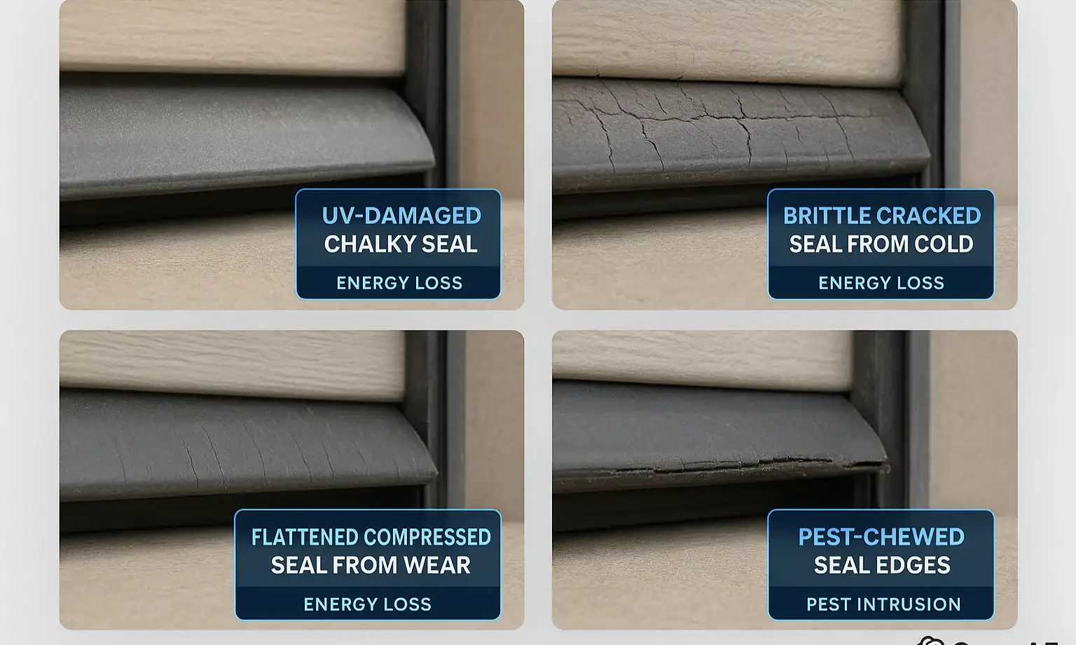 Garage Door Weather Seal & Bottom Seal Degradation | UAD